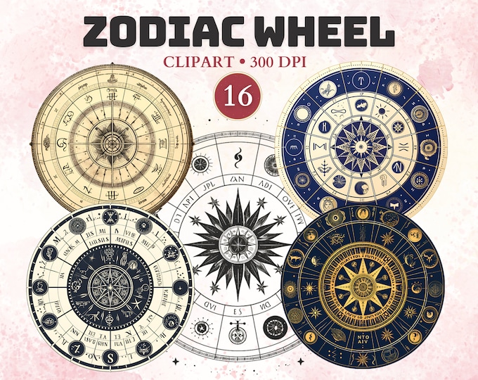 Zodiac Wheel, Horoscope Signs, Astrology Symbols, Star Constellation ...