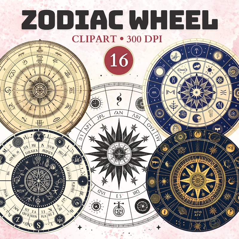 Zodiac Wheel - Etsy