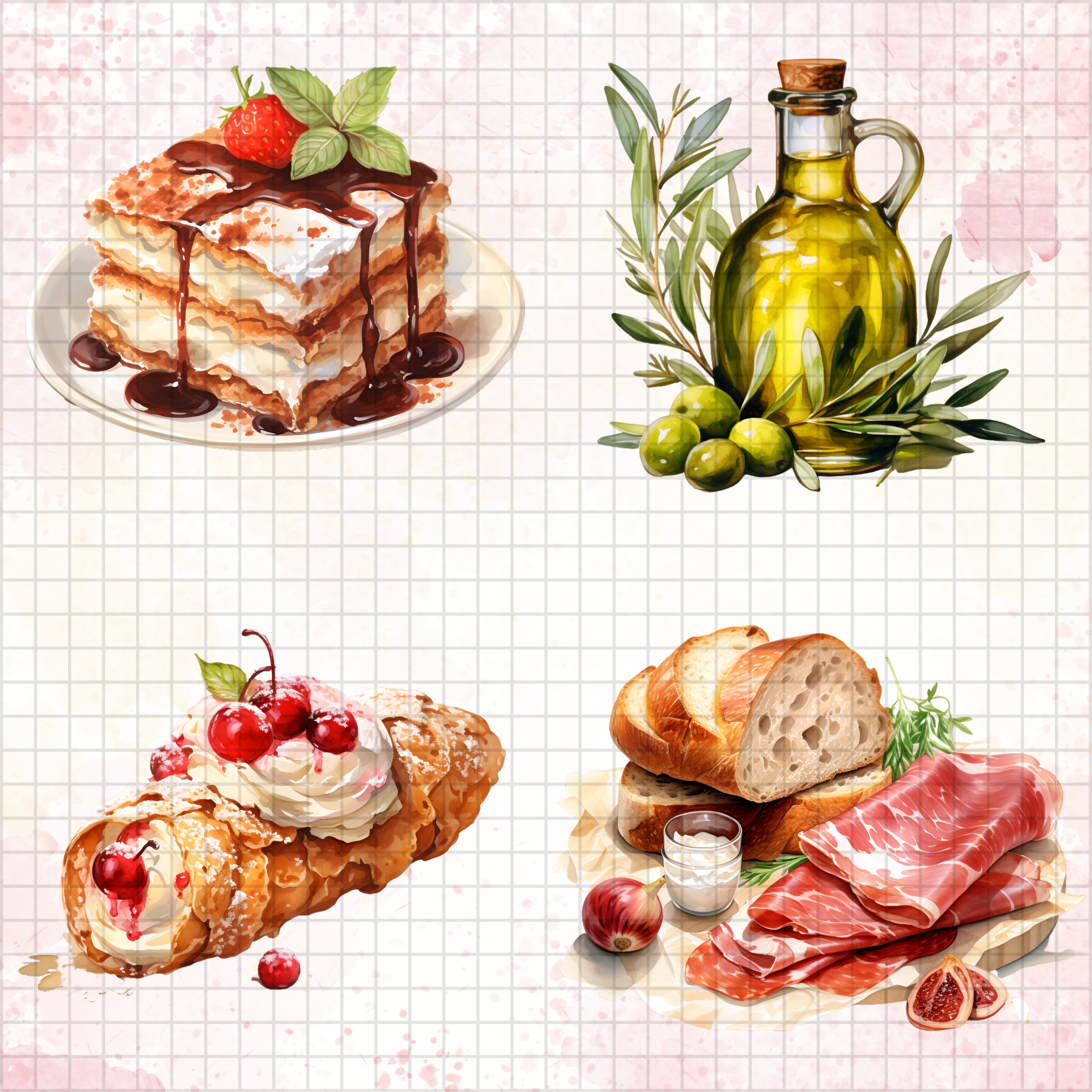 Italian Food Clipart, Italian Dishes, Food Png, Pasta Clipart, Pizza ...