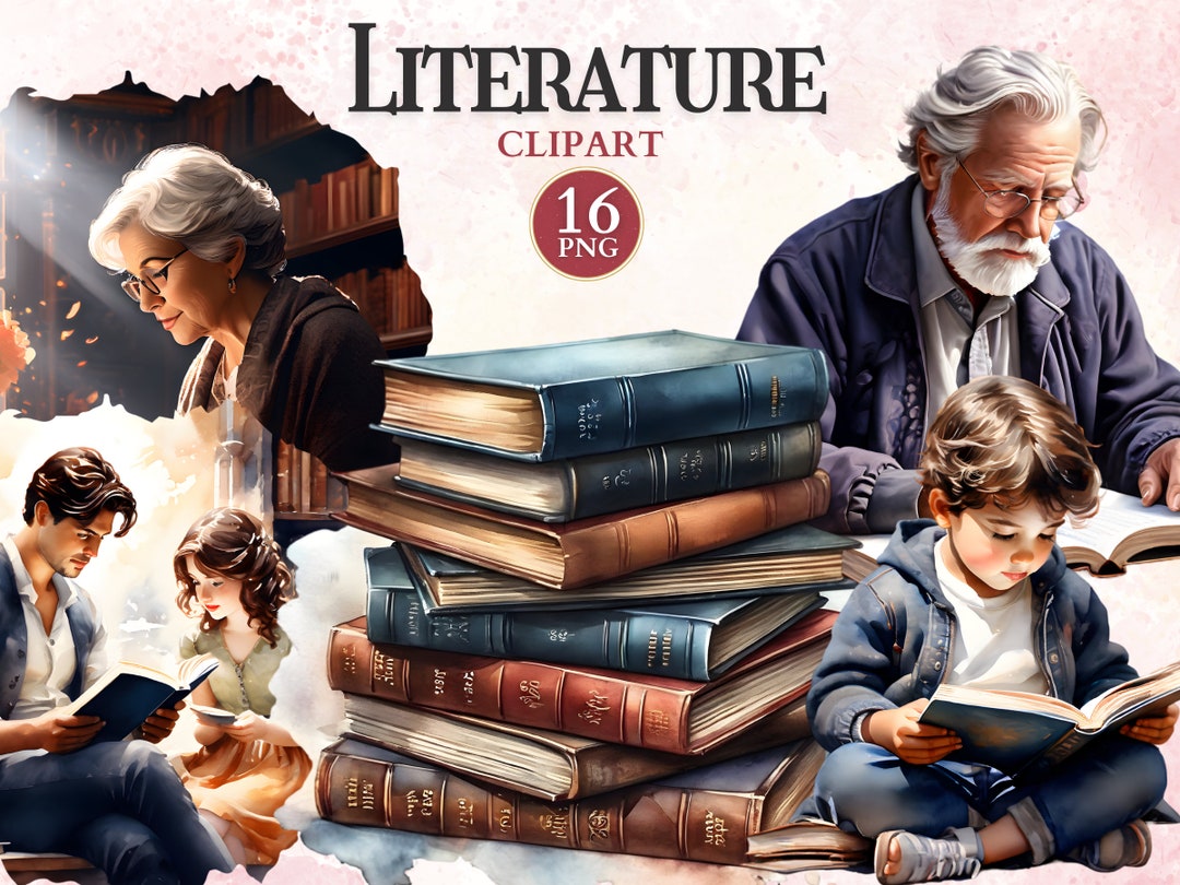Literature Clipart, Literary Image, Bookworm, Library Png, Book Clipart ...