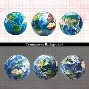 Realistic Earth Clipart, Globe, Planet, Earth Png, World, Space Clipart ...