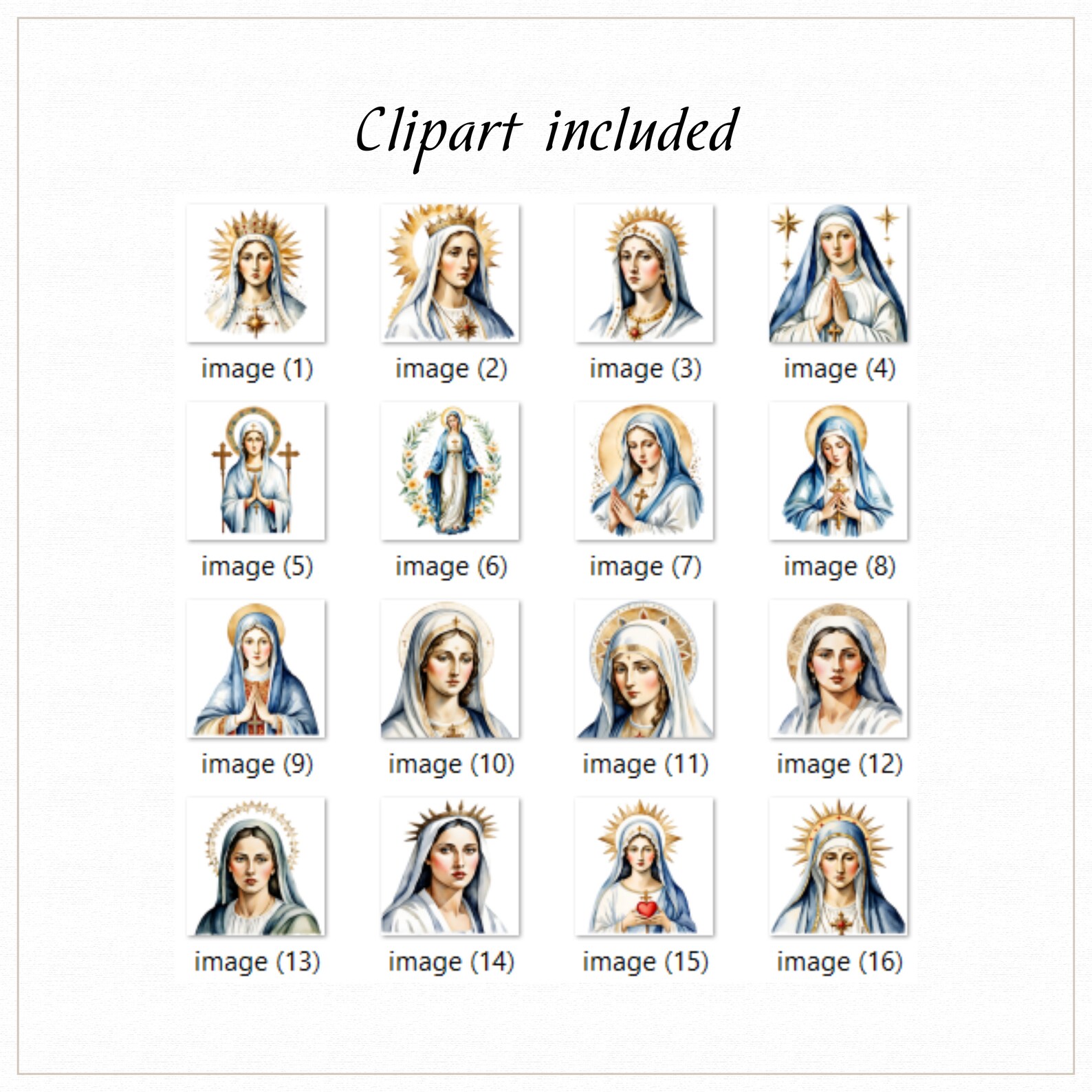 Virgin Mary Clipart, Church Clipart, Bible Png, Jesus Png, Faith Cut ...