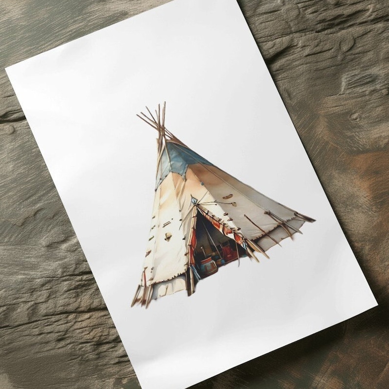 Teepee Clipart, Teepee Png, Western Clipart, Wild West Png, American ...