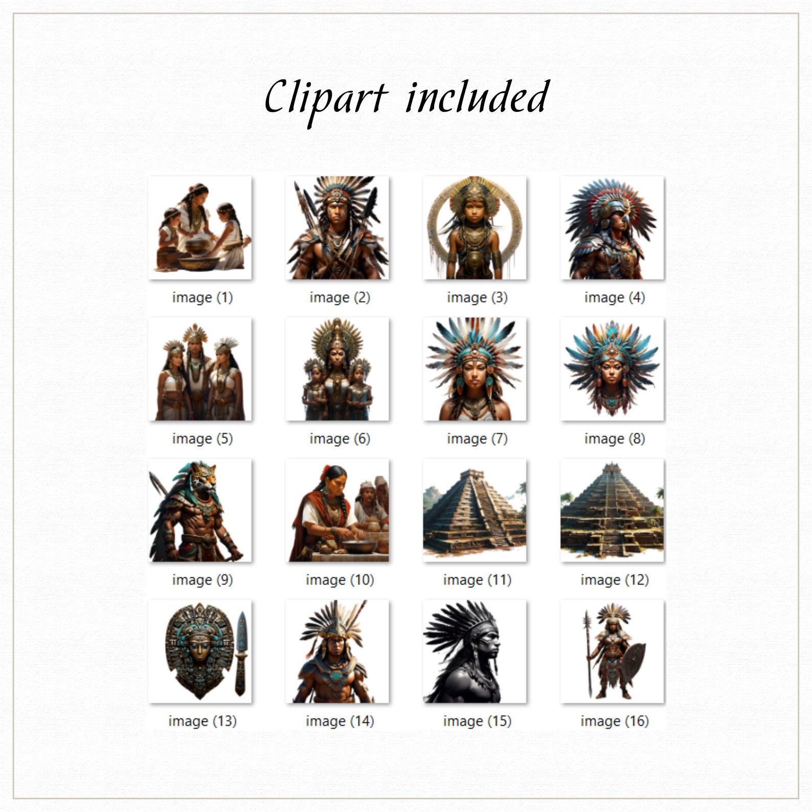 Aztec Clipart, Aztec Png, Mexican Clipart, Ancient Civilization, World ...