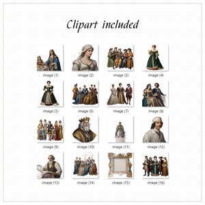 Renaissance Clipart, Medieval Image, Medieval Princess, Royal Png ...