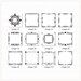 Square Frame Clipart, Printable Photo Frame Png, Picture Ornament ...