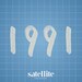 1989 Font Numbers Version, 1990 to 2010 PNG Merch Printing Logo ...
