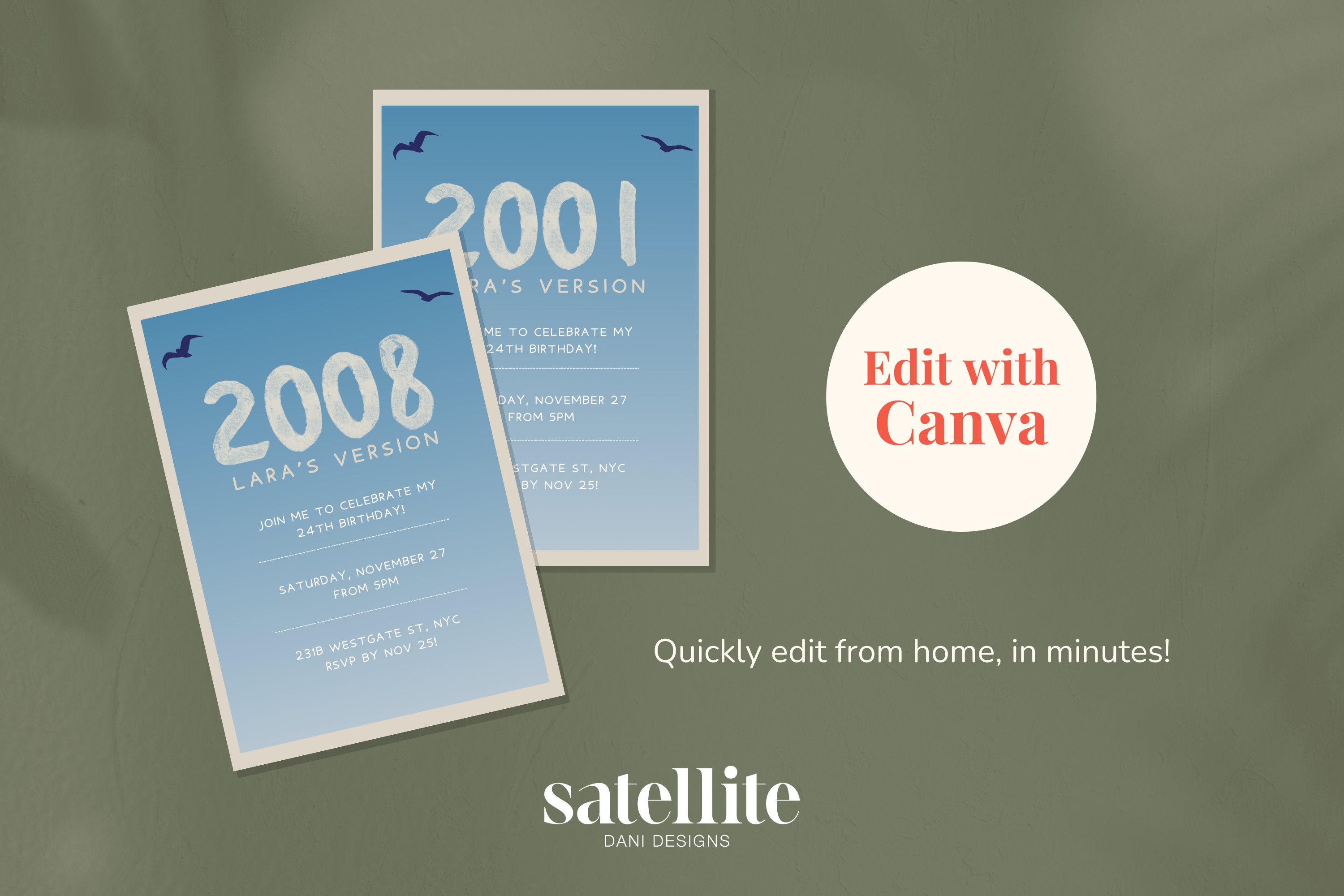 1989 Birthday Taylor Invitation, Editable Album Inspired Invite ...