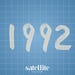 1989 Font Numbers Version, 1990 to 2010 PNG Merch Printing Logo ...