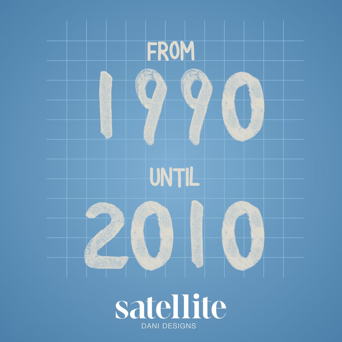 1989 Font Numbers Version, 1990 to 2010 PNG Merch Printing Logo ...