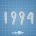 1989 Font Numbers Version, 1990 to 2010 PNG Merch Printing Logo ...
