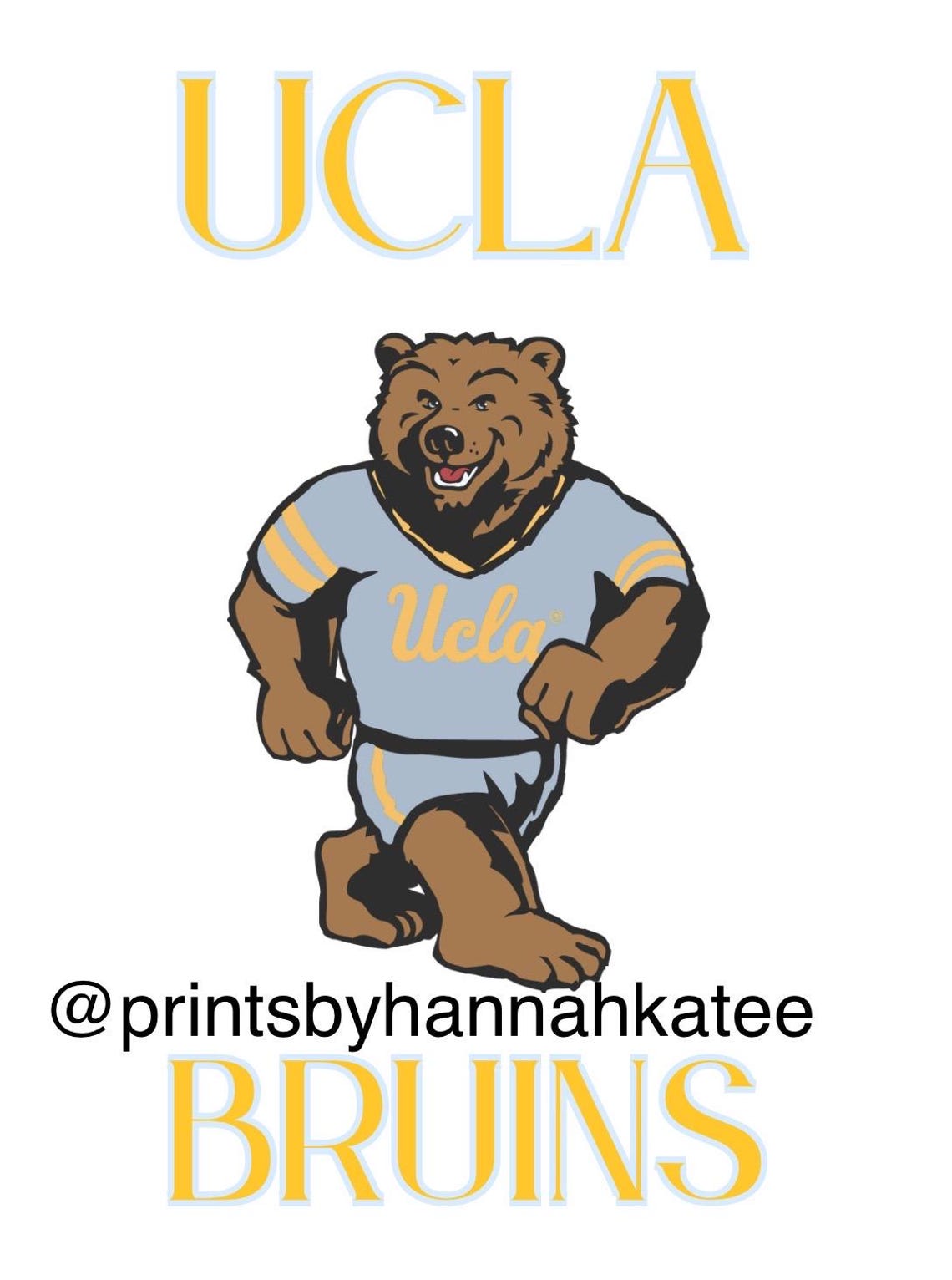 UCLA Digital Prints - Set of 6 - Etsy