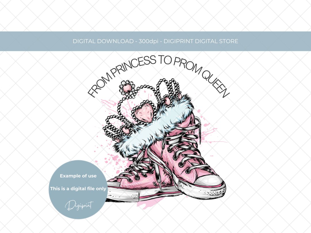 From Princess to Prom Queen PNG, Girls Prom Sublimation Clipart Digital ...