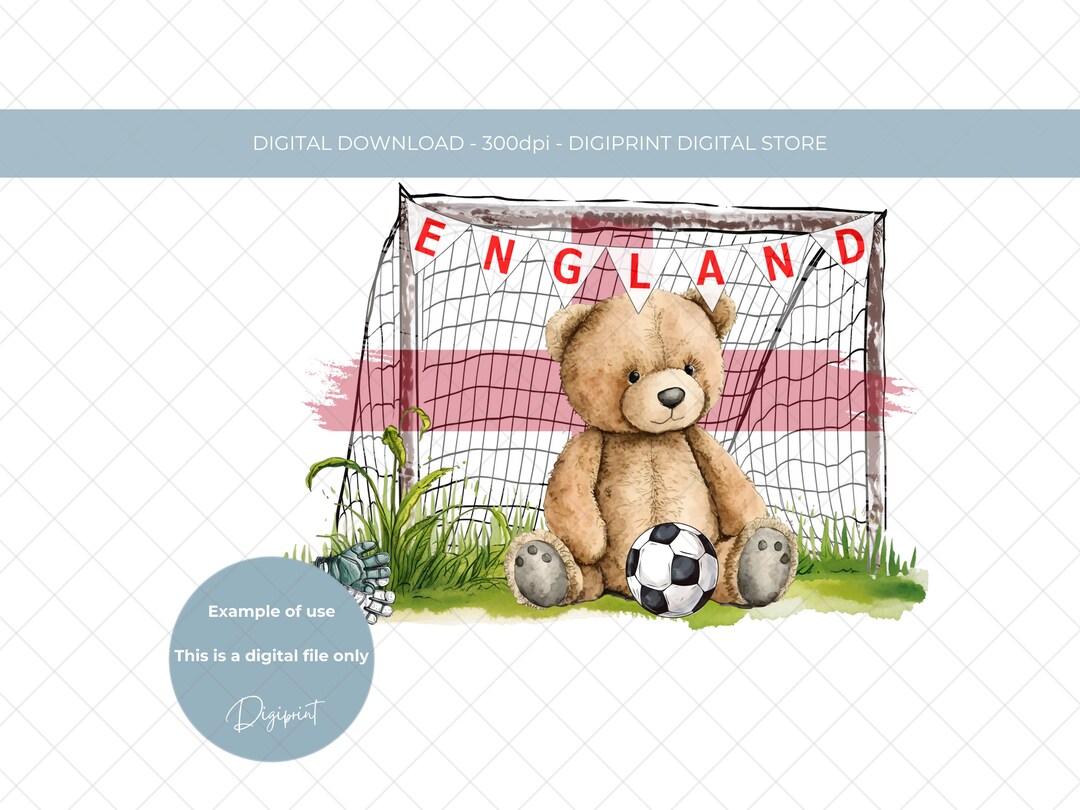 England Football Party Digital Clipart Graphic for Download, England ...