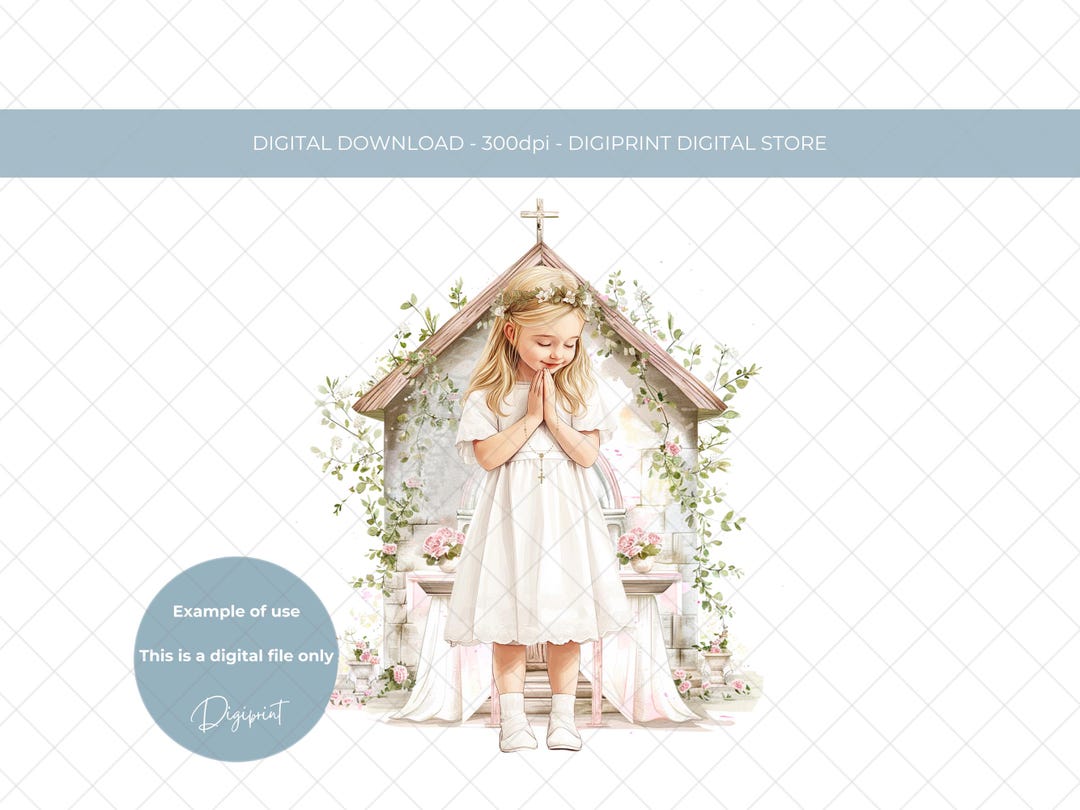 First Holy Communion PNG, Girl First Holy Communion Image, Holy ...