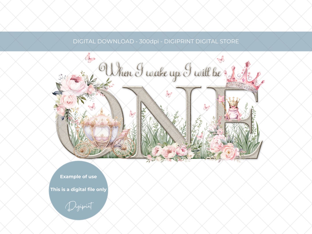Babies First Birthday Number One 1st Birthday Image, When I Wake up I ...
