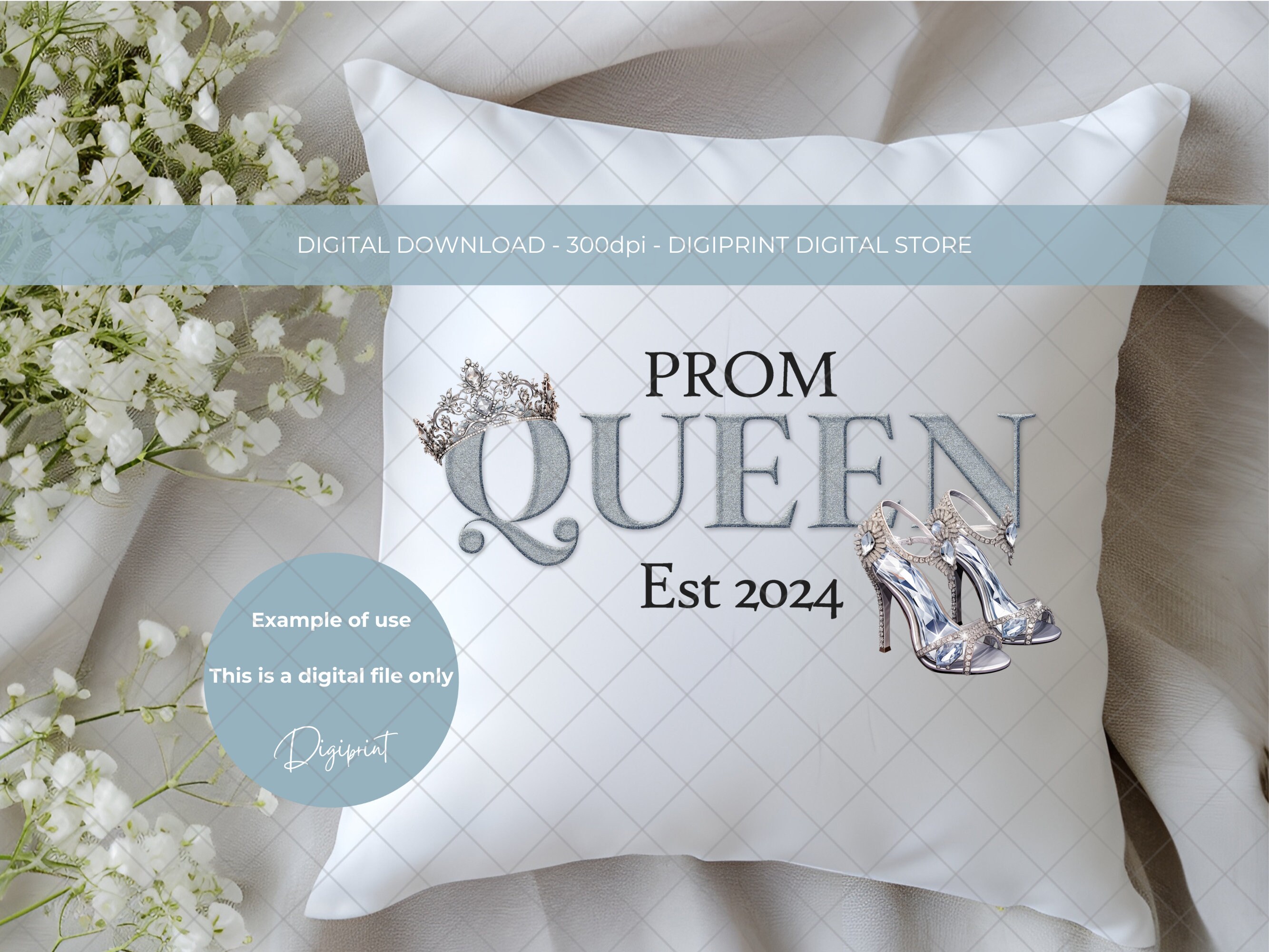 Prom Queen 2024 PNG, Girls Prom Sublimation Clipart Digital Download ...