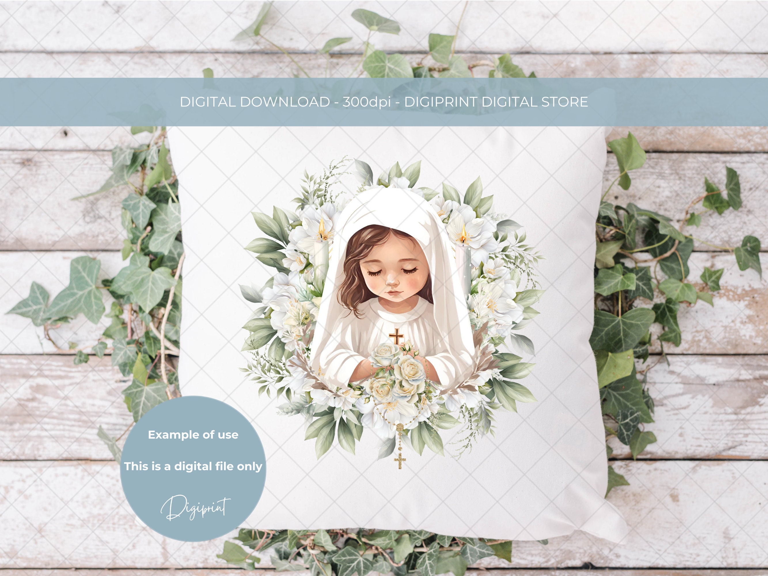 First Holy Communion PNG, Girl First Holy Communion Image, Holy ...