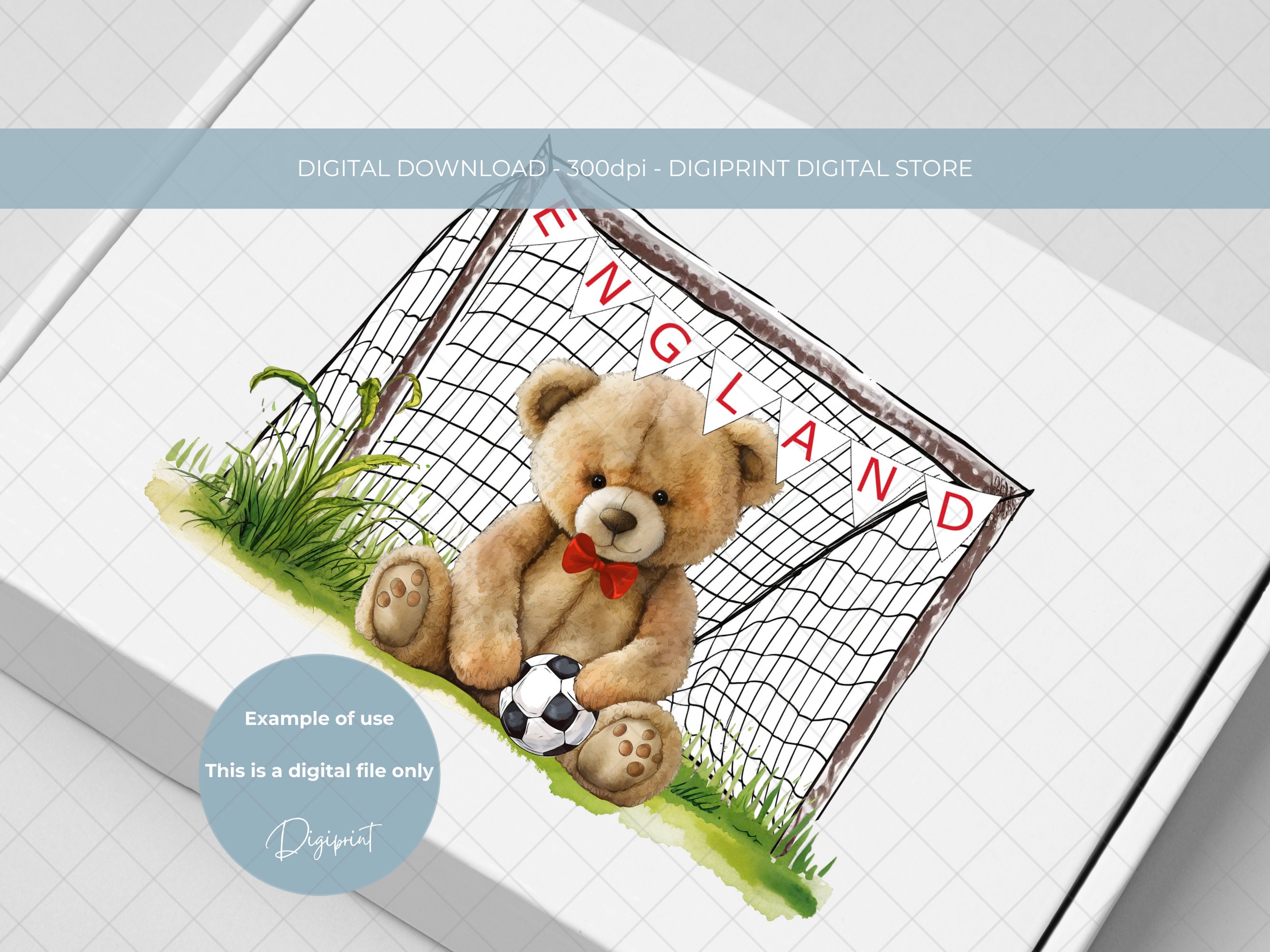 England Football Party Digital Clipart Graphic for Download, England ...