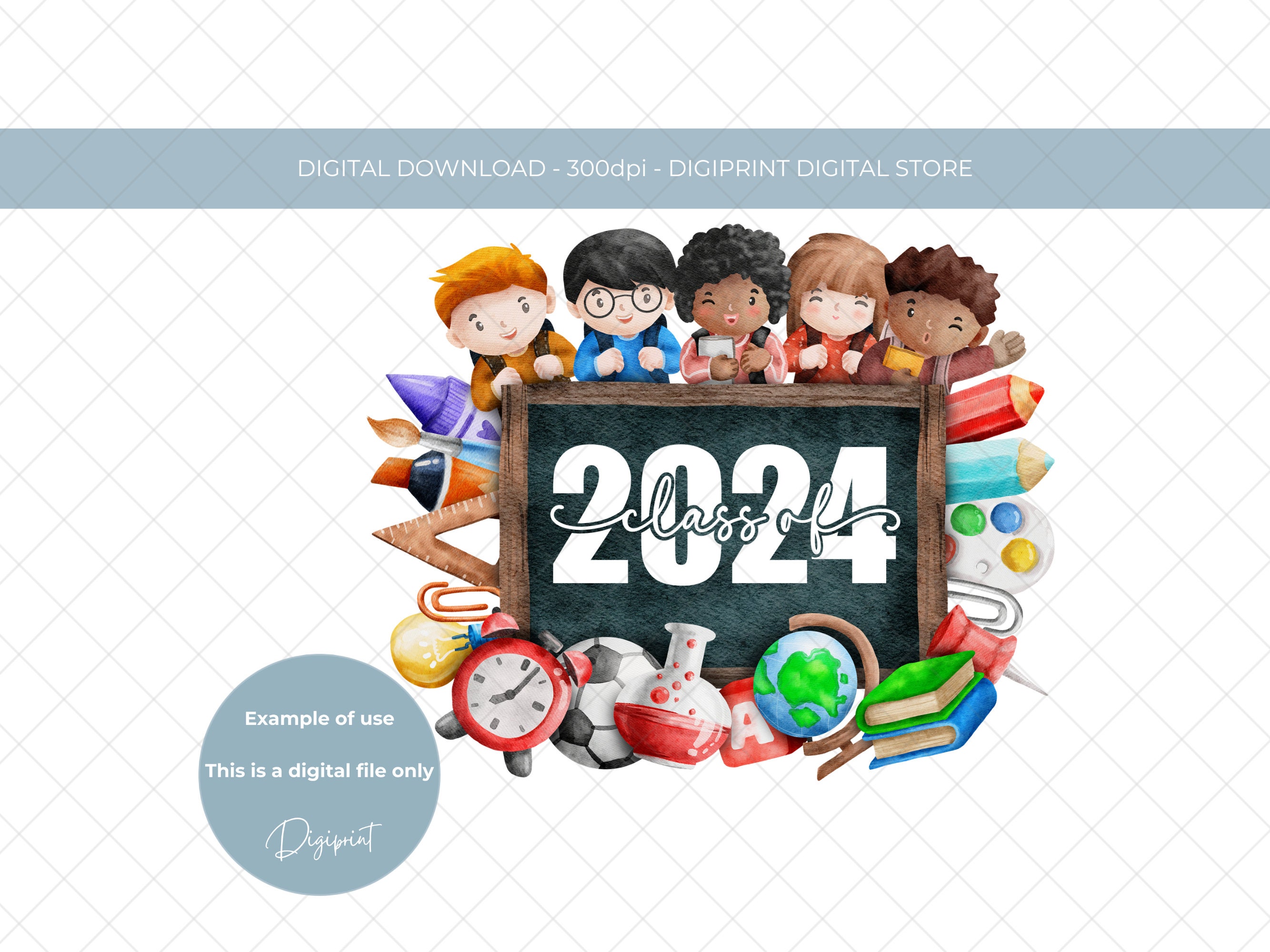 Class of 2024 School PNG, Class of School Children Clipart, Class of ...