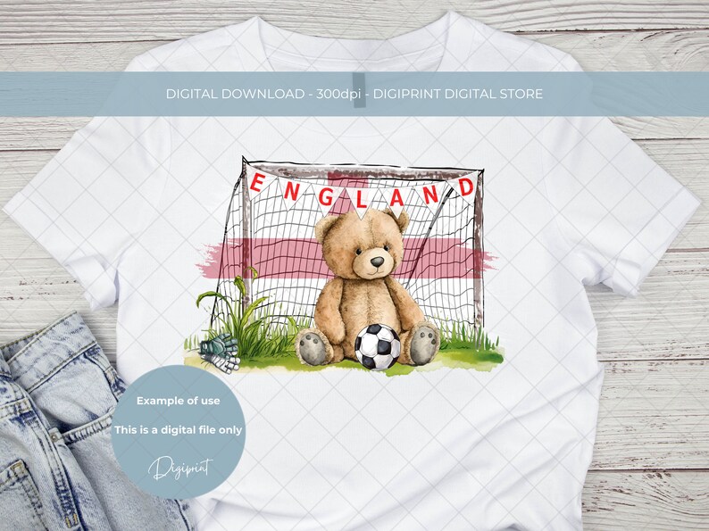 England Football Party Digital Clipart Graphic for Download, England ...