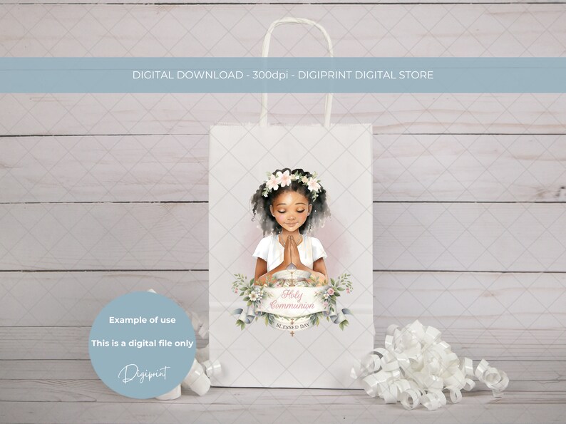 First Holy Communion PNG, Girl of Colour First Holy Communion Image ...