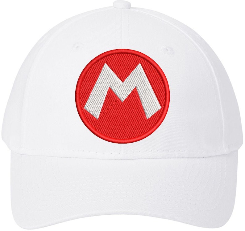 Mario Luigi Wario Waluigi Embroidered Super Bros Full Circle Logo ...