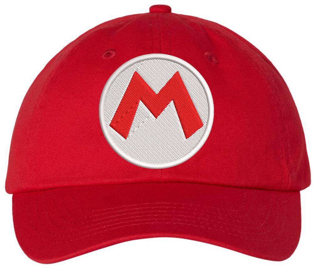 Mario Luigi Wario Waluigi Embroidered Super Bros Circle Logo Baseball ...