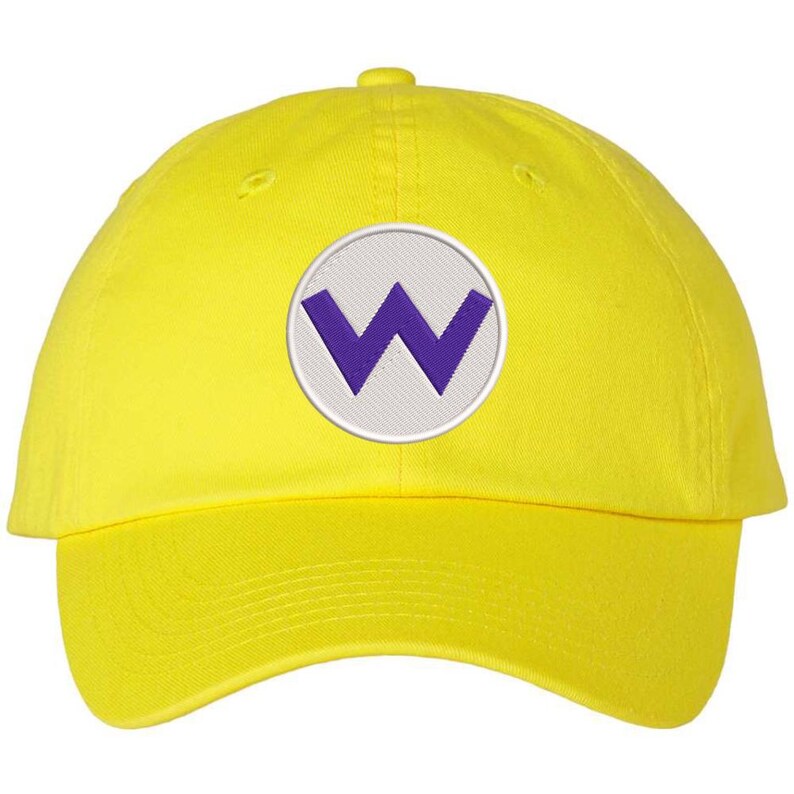 Mario Luigi Wario Waluigi Embroidered Super Bros Circle Logo Baseball ...
