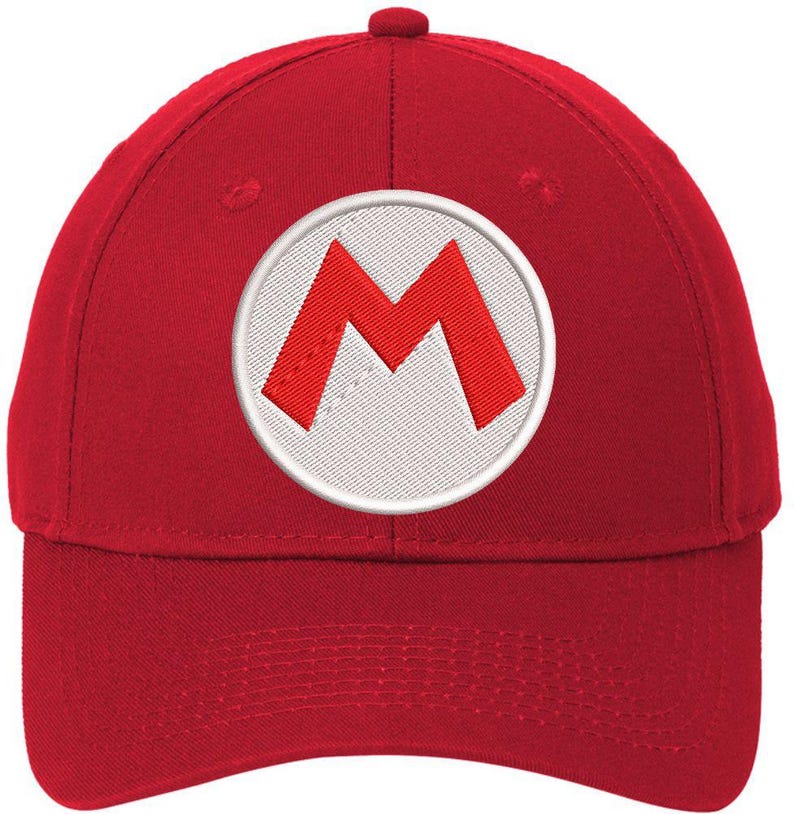 Mario Luigi Wario Waluigi Embroidered Super Bros Full Circle Logo ...