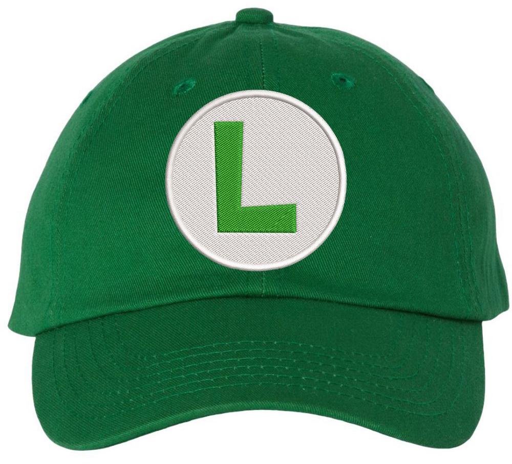 Mario Luigi Wario Waluigi Embroidered Super Bros Circle Logo Baseball ...