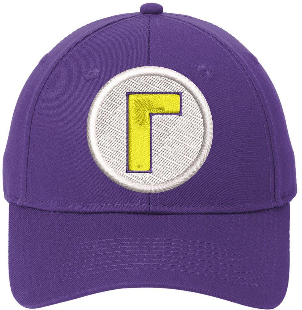 Mario Luigi Wario Waluigi Embroidered Super Bros Full Circle Logo ...