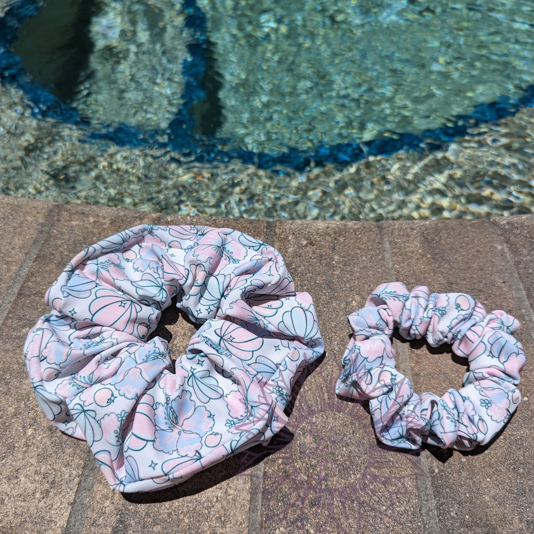 Bright, Summer, SWIM Scrunchie, POOL Scrunchie, Ocean Scrunchie, Beach Scrunchie,50spf - Etsy