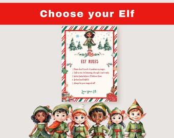 Christmas Elf Rules Printable - Etsy