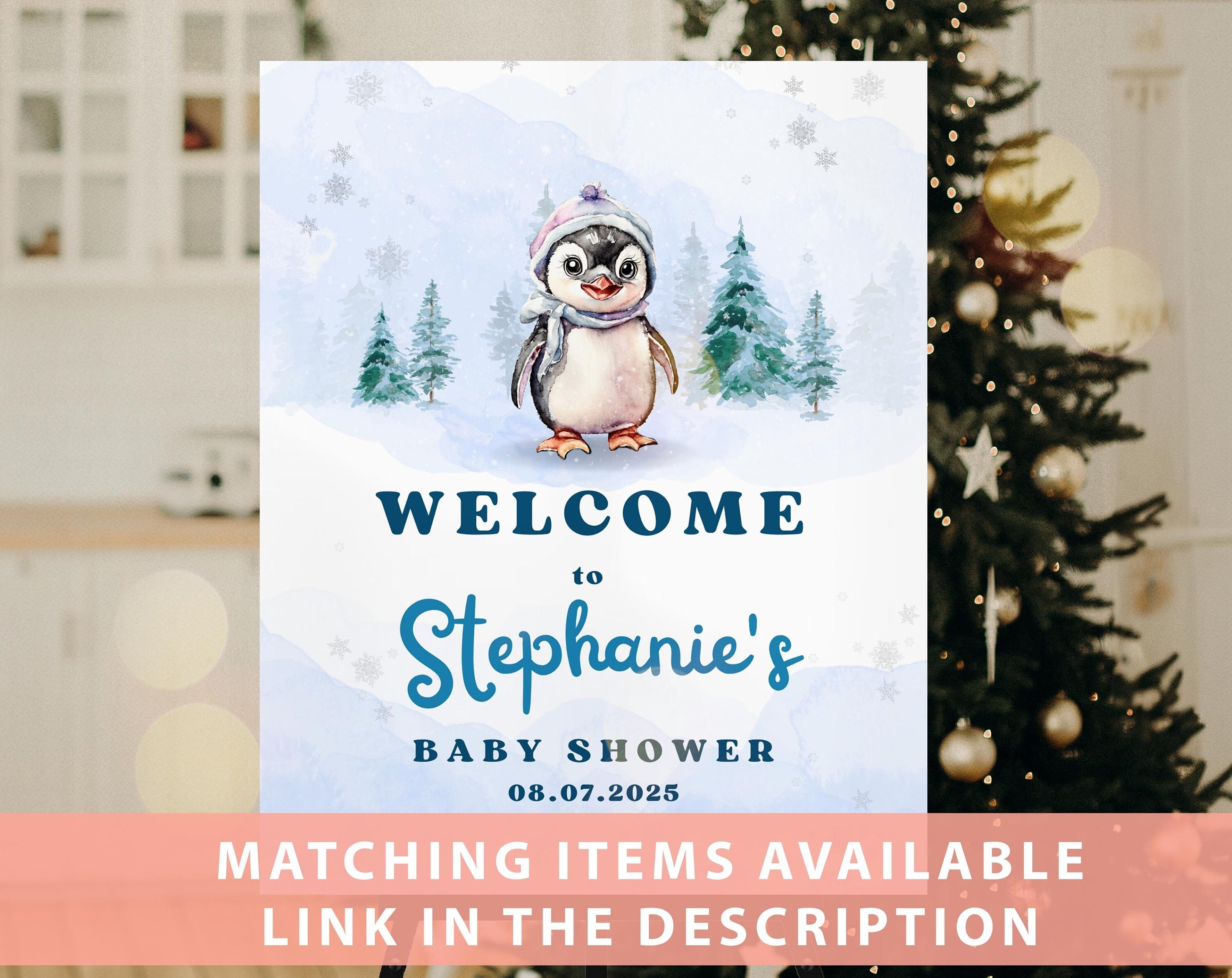 Editable Penguin Baby Games Bundle Woodland Baby Shower - Etsy