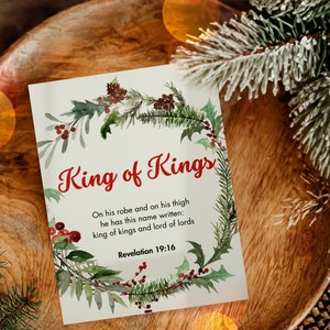 Names of Jesus Advent Cards, Christmas Advent Calendar, Christmas Bible ...