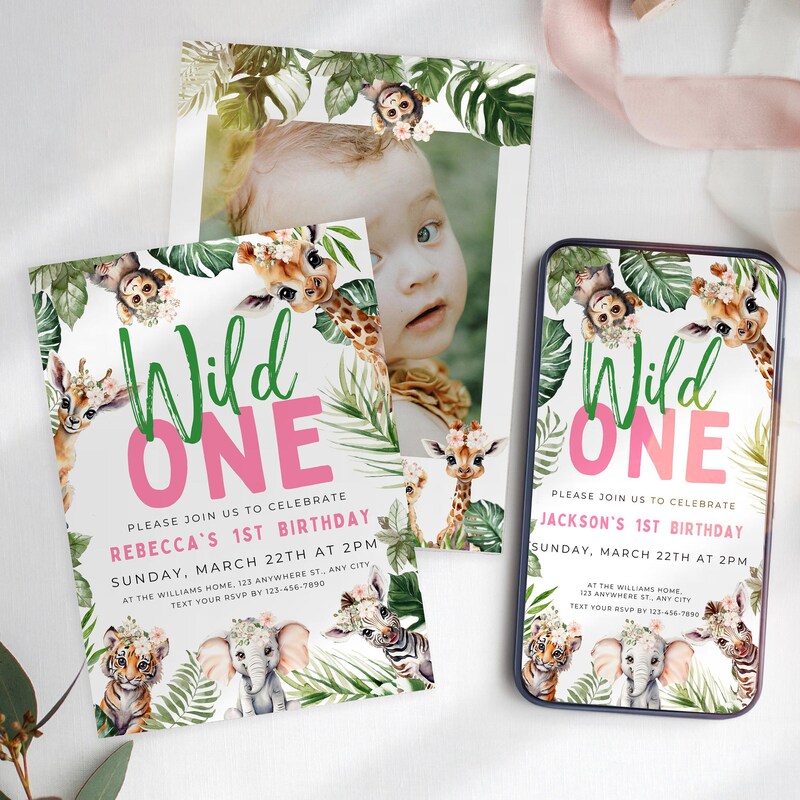 Wild One Girl Party - Etsy