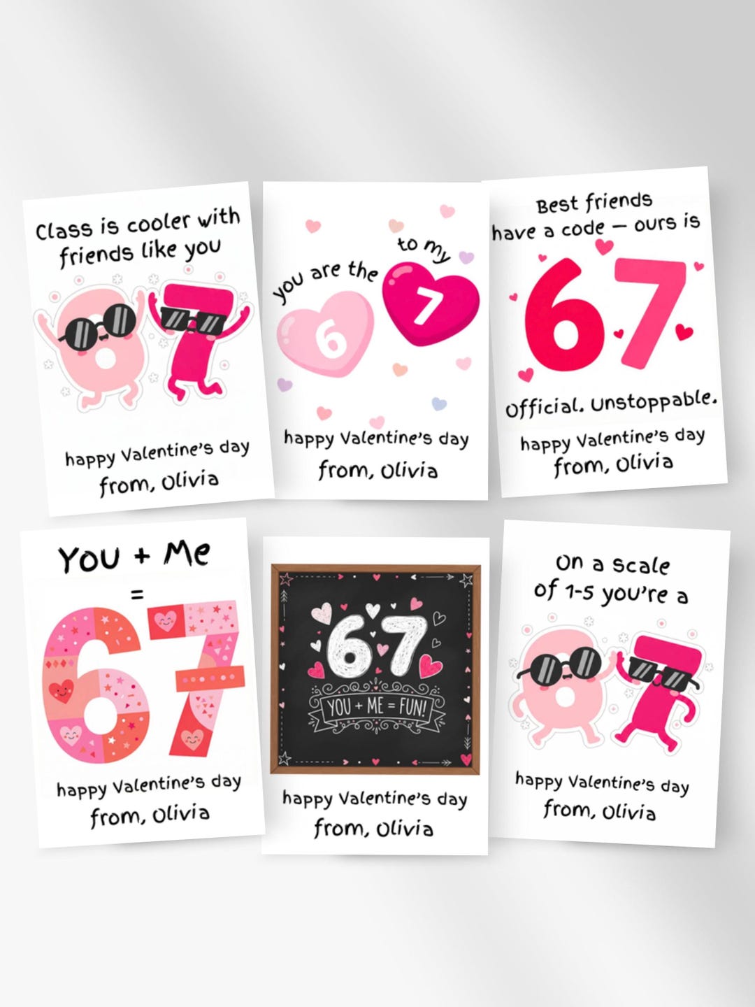 Printable Valentines Cards for Kids, Editable School Valentine's (canva ...