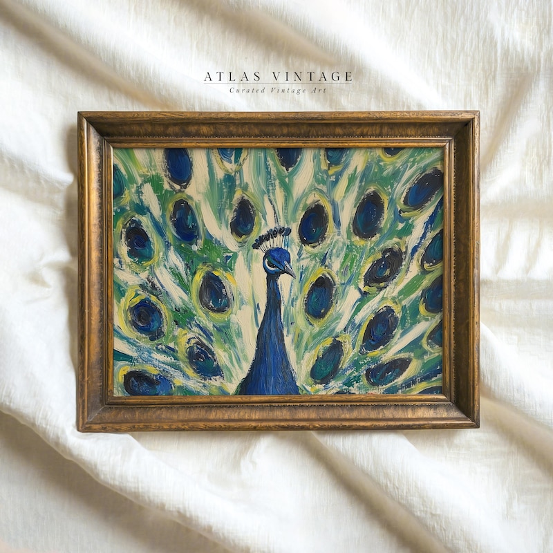 Peacock Oil Prints - Etsy