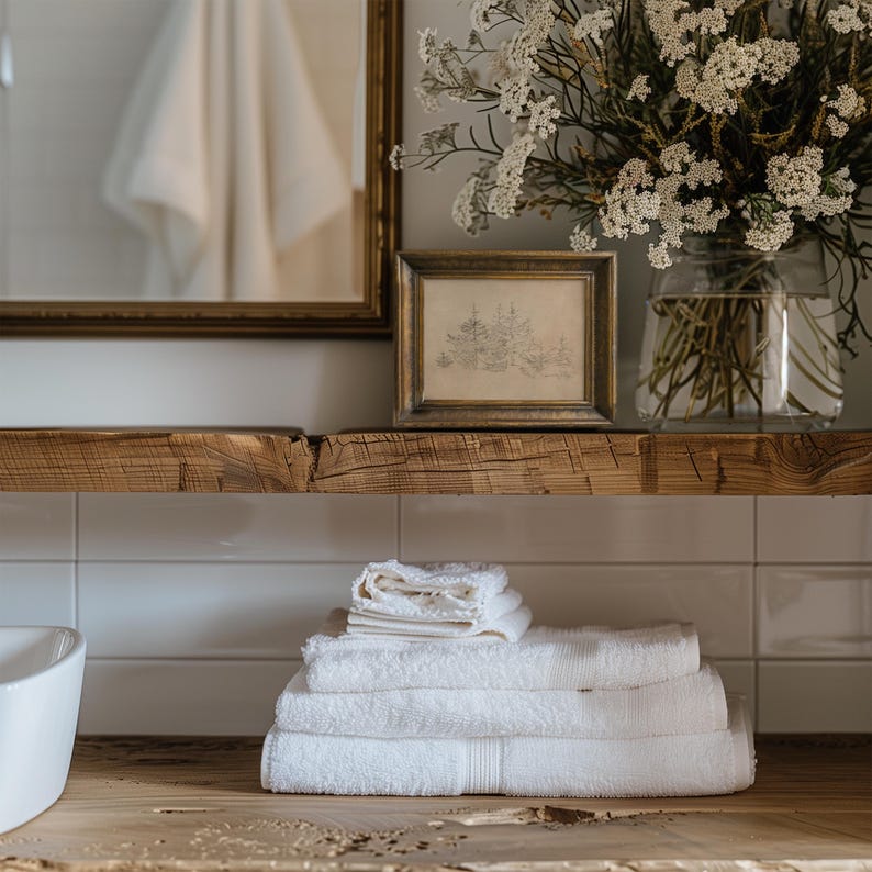 Christmas Tree Line Drawing Print, Rustic Holiday Decor (digital Prints ...