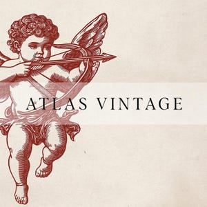 Vintage Valentines Day Samsung Frame Tv Art, Rustic Cupid Sketch Frame ...