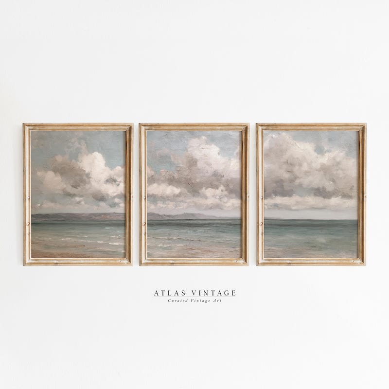 Beach Triptych - Etsy