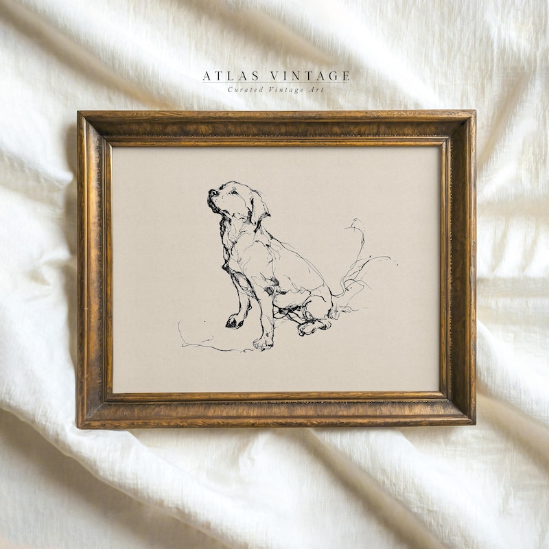 Dog Sketch - Etsy UK
