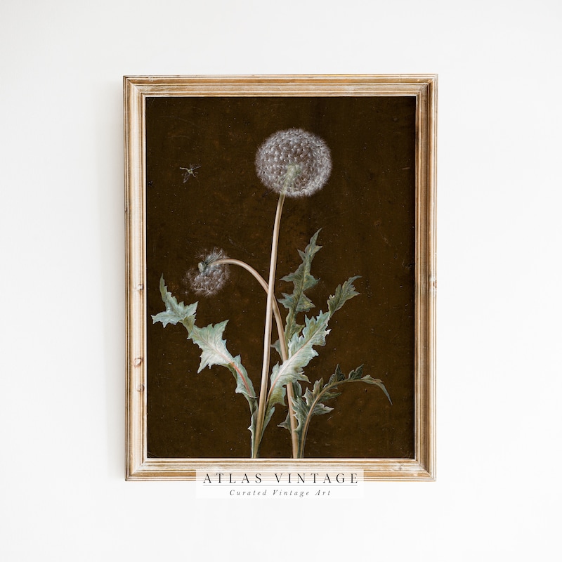 Dandelion Painting - Etsy