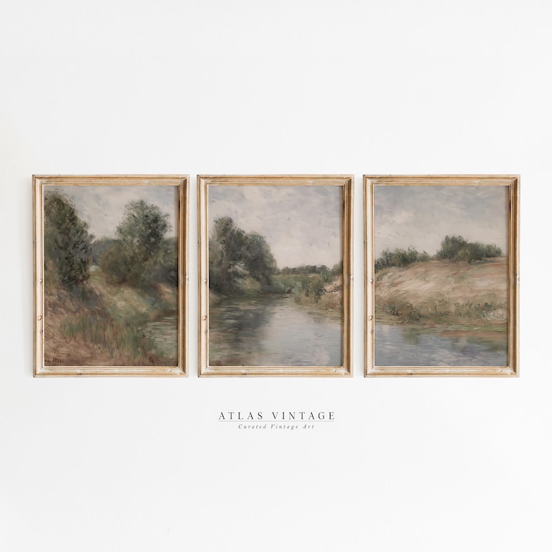Triptych Landscape Art - Etsy