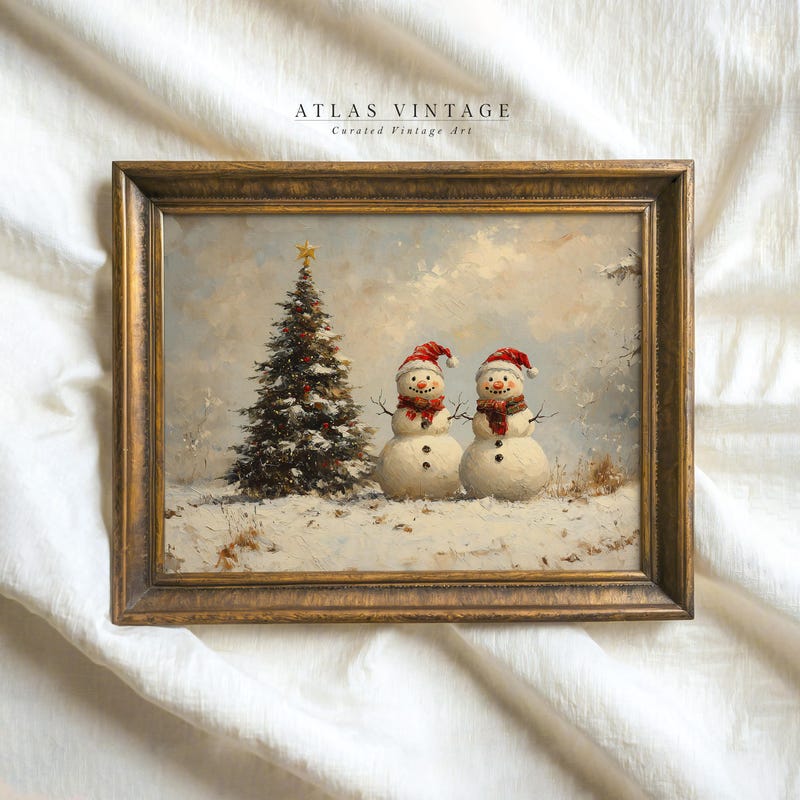 Snowman Print - Etsy