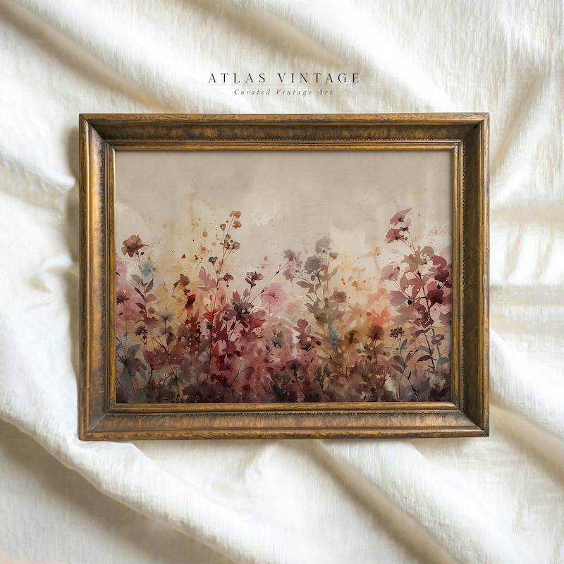 Rust and Purple Wall Art - Etsy