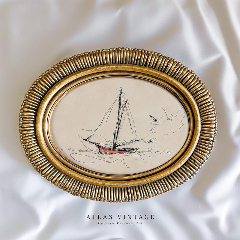 Boat Pencil Drawing - Etsy