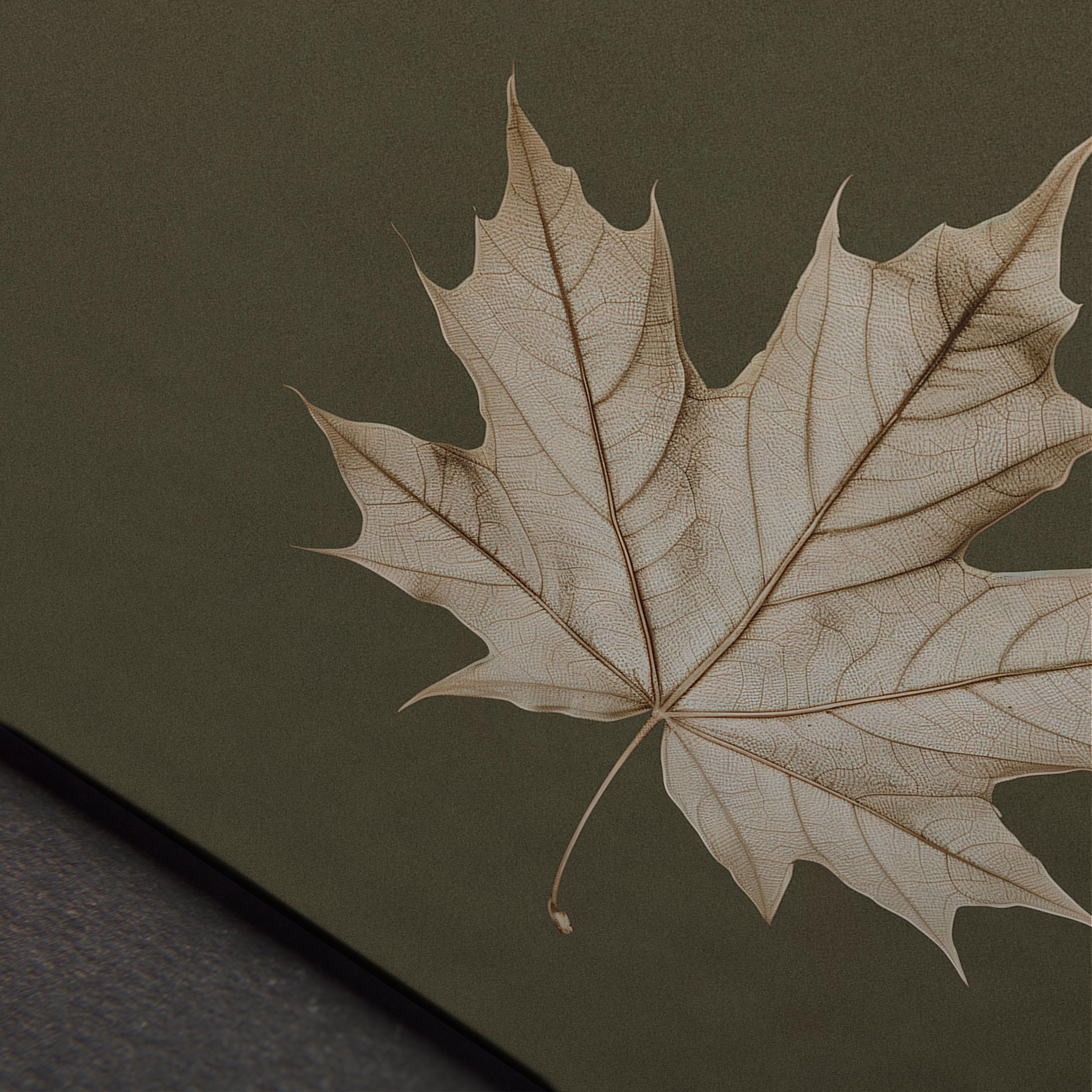 Vintage Fall Leaf Print Neutral Rustic Farmhouse Printable Wall Art ...