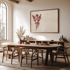 Vintage Valentines Day Samsung Frame Tv Art, Rustic Cupid Sketch Frame ...